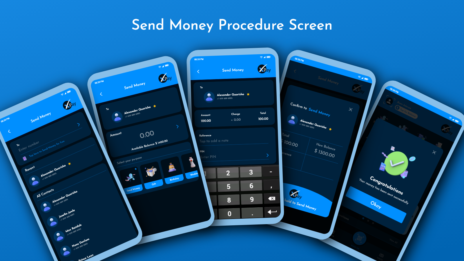 XPay - Mobile Banking E Wallet Flutter App by AppDevsX | CodeCanyon